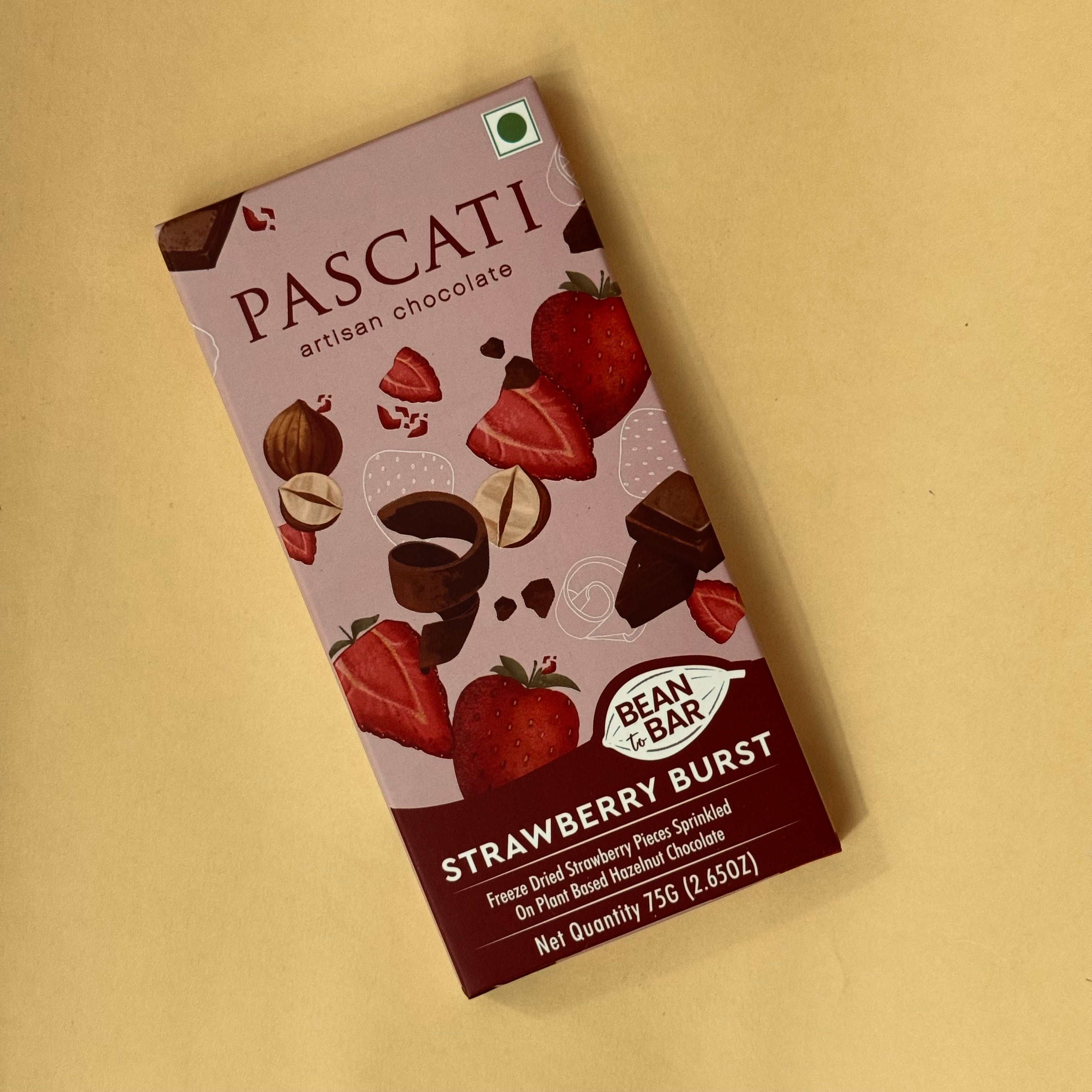 Pascati Vegan Mylk Strawberry – Craft Chocolate India